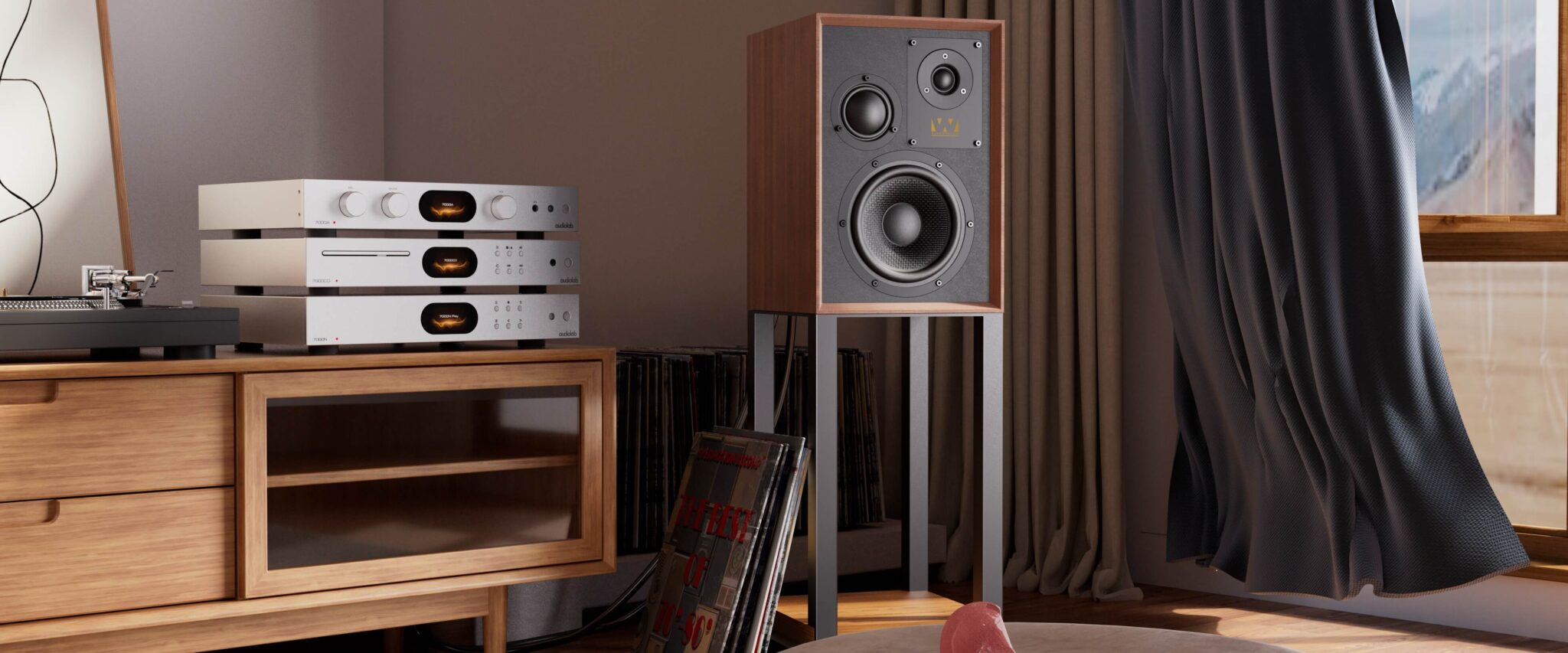 Wharfedale Super Denton Exceptional 3-Way Bookshelf Speakers