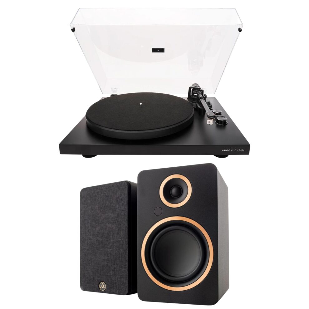 Argon Audio TT MK2 Turntable & FENRIS A5 Active Speaker Combo - HiFiMART®